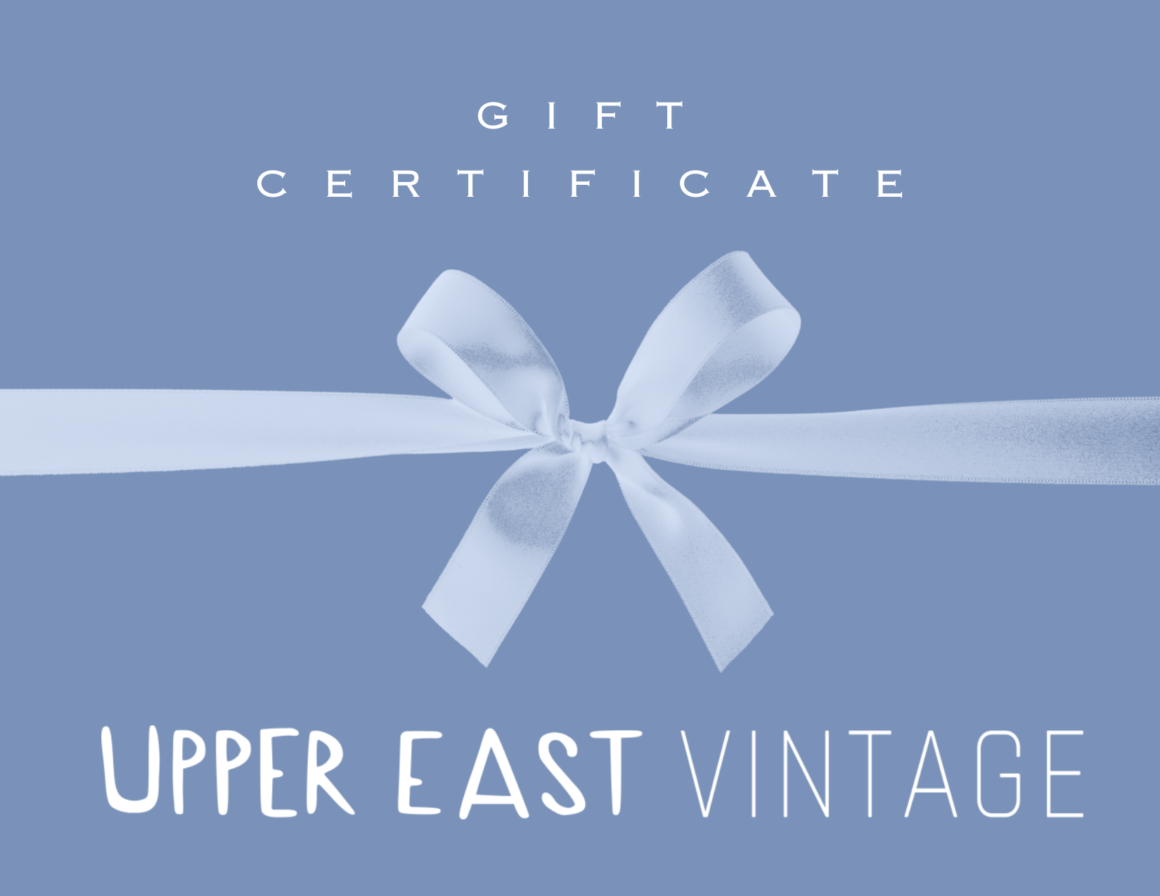 Upper East Vintage gift card